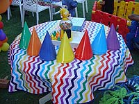 Rainbow theme colorful birthday party decoration | Untumble